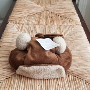 First Steps | Accessories | Infant Aviator Hat Wpom Poms | Poshmark